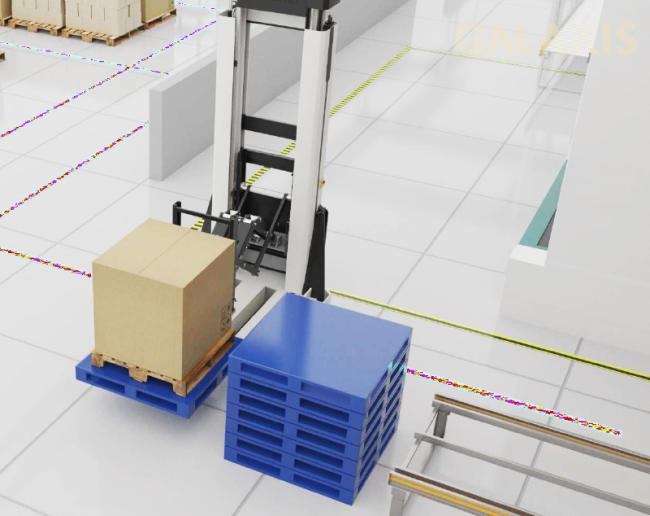 VFR-CS1,VNA Fork-type AMR,Very Narrow Aisle Fork-type Autonomous Mobile Robot CS Serie stype 1 for Warehouse Pallet Stacking And Handling