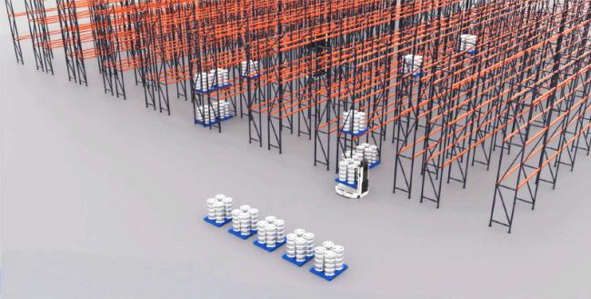 VFR-CS1,VNA Fork-type AMR,Very Narrow Aisle Fork-type Autonomous Mobile Robot CS Serie stype 1 for Warehouse Pallet Stacking And Handling