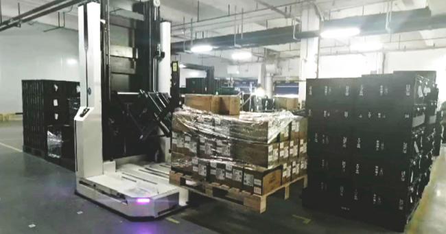 VFR-CS1,VNA Fork-type AMR,Very Narrow Aisle Fork-type Autonomous Mobile Robot CS Serie stype 1 for Warehouse Pallet Stacking And Handling
