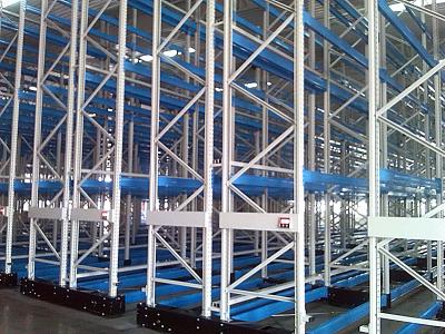 China B13  Automatic Heavy Duty Electric Mobile Pallet Storage Racking System for sale