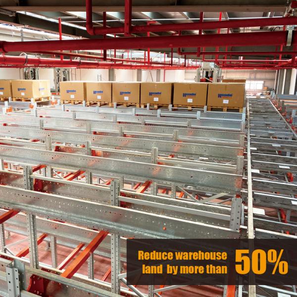 Four Way Radio Shuttle Racking ASRS Pallet Runner Rack  4 Way Radio Shuttle Racking