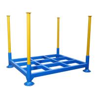 China Round Post Foldable Stacking rack Demountable Stacking rack Stackable Rack for sale
