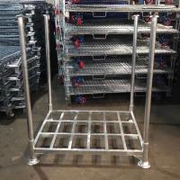 China Round Post Foldable Stacking rack Demountable Stacking rack Stackable Rack for sale