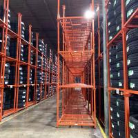 China Foldable Stacking rack Stackable Rack For Tire Warehouse Storage Tire Rack for sale