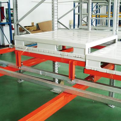 China Push Back Pallet Racking High Density Warehouse Storage Racking Push Back Rack for sale