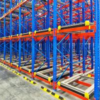 China Push Back Pallet Racking High Density Warehouse Storage Racking Push Back Rack for sale