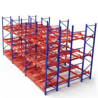 China Push Back Pallet Racking High Density Warehouse Storage Racking Push Back Rack for sale