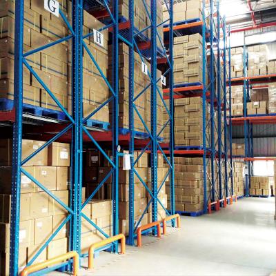 China Double Deep Heavy Duty Pallet Rack Selective Pallet Rack Warehouse Storage Rack for sale
