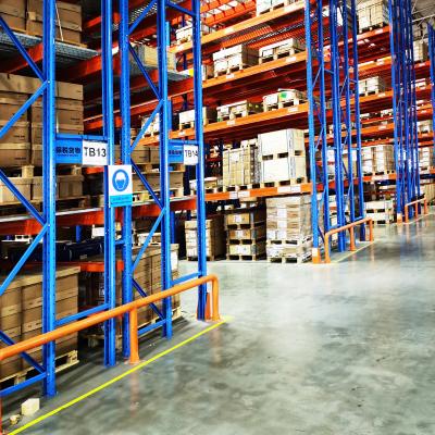 China Double Deep Heavy Duty Pallet Rack Selective Pallet Rack Warehouse Storage Rack for sale