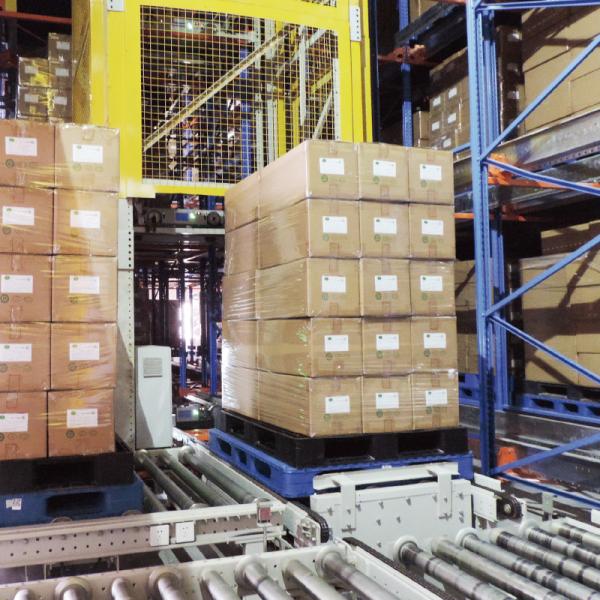 4차원 셔틀 카트 ASRS 자동 저장 및 검색 시스템 4차원 셔틀 카트