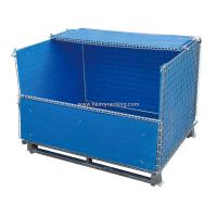 China Galvanized Storage Cage Wire Mesh Container for sale