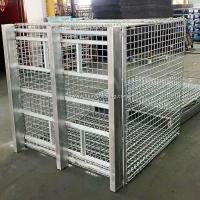 China Galvanized Storage Cage Wire Mesh Container for sale