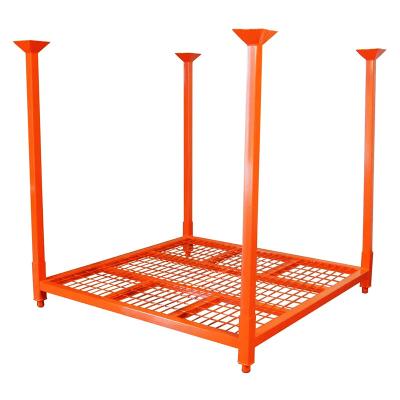 China A58: Stacking rack Portable Heavy-Duty Tire Rack Tyre Storage Rack Tire Pallet Rack Support Custom for sale
