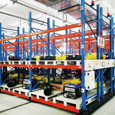 China B13  Automatic Heavy Duty Electric Mobile Pallet Storage Racking System for sale