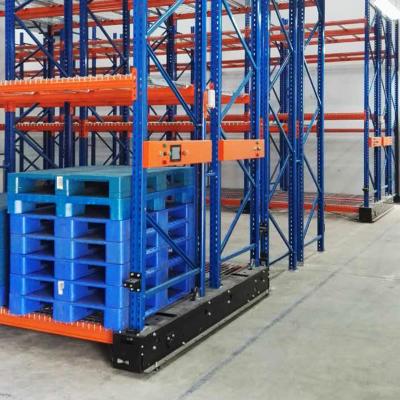 China B13  Automatic Heavy Duty Electric Mobile Pallet Storage Racking System for sale