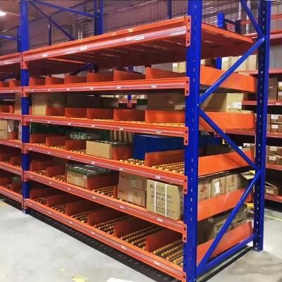 China B28 Carton Flow Rack Picking Racking Gravity Flow Roller Racking Warehouse Storage Rack for sale