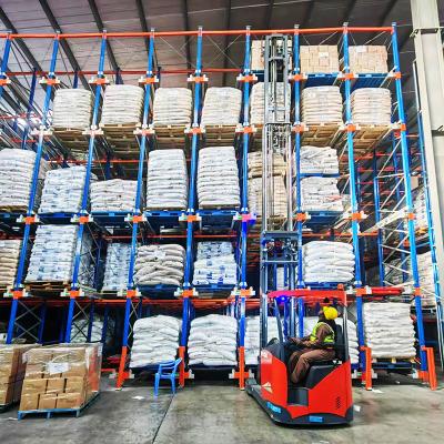 China B50: Radio Shuttle Pallet Racking Warehouse Storage Four Entry Way Shuttle High Speed Pallet Equipment Radio Car Racking for sale