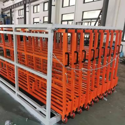 Cina RHS Beam Electric Mobile Racking Q235 Rack per pallet selettivi in acciaio in vendita