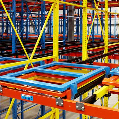 Cina FIFO Racking per pallet a gravità ad alta efficienza Certificato ISO9001 in vendita