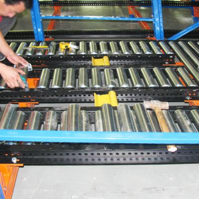 China C11: High Quality FIFO Gravity Carton Flow Rack Pallet Rack System Pallet Flow Racking Warehouse Equipment for sale