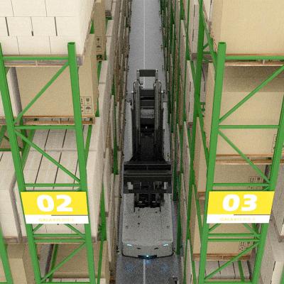 China VFR-CC,VNA Fork-type AMR,Very Narrow Aisle Fork-type Autonomous Mobile Robot CC for Warehouse Pallet Stacking And Handling for sale