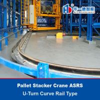 China U-Turn Stacker Crane Curve Rail Type S/R Machine ASRS Automatic Storage And Retrieval System for sale