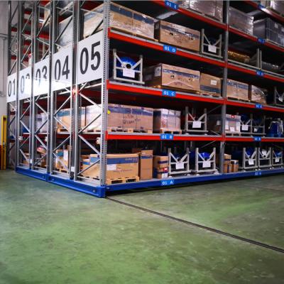 중국 각 층에 500kg 스틸 전기 이동 래킹 경제 RAL 색상 판매용