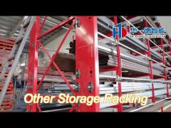 A13: Manual Telescopic Cantilever Rack for Long Materials Warehouse Storage Racking