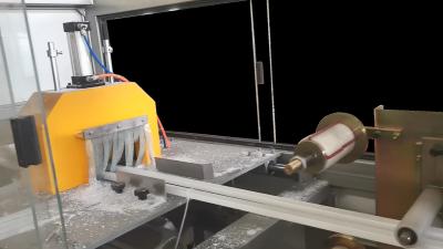 China 1180mm Profile Size PVC Cable Trunk Making Machine With 8m Calibration Table for sale