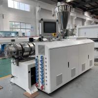 China PVC Pipe Making Machine 16-63mm Double Pipe Extrusion Line with SJSZ65/132 Extruder for sale