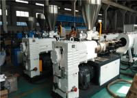 China Automatic PVC Plastic Pipe Extrusion Machine 16-50mm Double Tube Production with 22-37kW Motor Power for sale