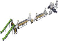 China Automatic PP/PE Plastic Recycling Machine - 300kg/hr to 1000kg/hr Capacity for Crushing, Washing & Drying for sale