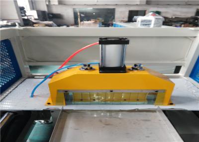 China ABB Inverter PVC Ceiling Panel Extrusion Machine , New PVC Sheet Extrusion Line for sale