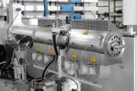 China High Speed Single Screw Plastic Extruder Machine for PP/PS/PE/PVC - 25:1 to 30:1 L/D Ratio, 1.5-200kW Power Range for sale