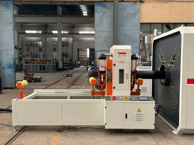 China HDPE Plastic Jacket Pipe Pre Insulated Pipe Casing Extrusion Line for sale