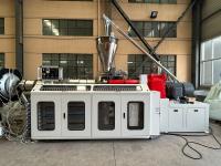 China SCHNIDER PVC Pipe Extrusion Line 16-800mm Twin Screw Extruder 37kW Pipe Making Machine for sale