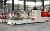 China Double Stage PVC Plastic Pelletizing Machine 380V 90KW with 60-200 Kg/h Output for PE PP PVC Recycling for sale