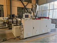 China PVC Profile Extrusion Line Conical Twin Screw Extruder 200kg/h for Window Door Ceiling Trunking for sale