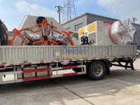 China Automatic Pipe Coiler with Strapping Machine for PE Large Diameter Pipe up to DN1600mm for sale