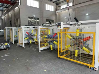 Китай Автоматическая двухдисковая пластиковая намоточная машина для бухтовки HDPE / Pert / LDPE 16-63 мм, диапазон бухтовки 1600-3200 мм продается