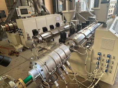 China Automatic 20-63mm  PPR  Plastic Water Supply Tube Hose Pipe Production Line Hot Water Pipe Extruder Equipment Single Screw PPR Pipe Extrusion Line for sale
