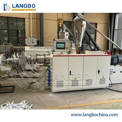 China Automatic Twin Screw Pvc Pipe Machine , Pvc Hose Production Line for sale