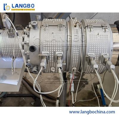 Китай Пластиковая машина для производства труб из ПВХ, экструдер для труб с автоматической системой управления продается