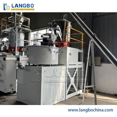 China Plastic Raw Material High Speed Mixing Machine – Hot and Cold Mixer for WPC PVC Powder Resin for sale