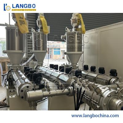 China 16 to 1600mm High Speed Plastic HDPE PPR Water Supply Drainage Irrigation Pipe Gas Hose Electrical Conduit Duct Making Machine Extrusion Line for sale