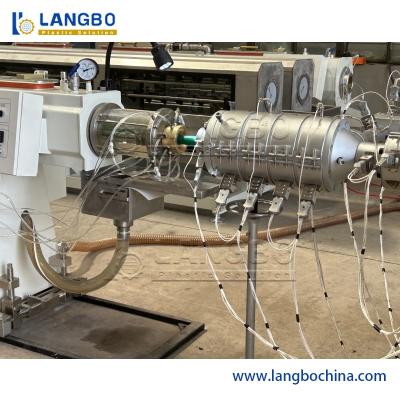 China 20mm 25mm 32mm 40mm 50mm 63mm 75mm 90mm 110mm PE/PP/PVC/PPR Pipe Extrusion Machine Plastic for sale