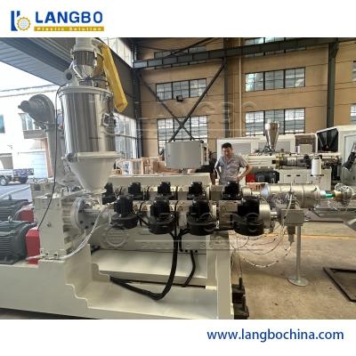 China 20mm 25mm 32mm 40mm 50mm 63mm 75mm 90mm 110mm PE/PP/PVC/PPR Pipe Extrusion Machine Plastic for sale