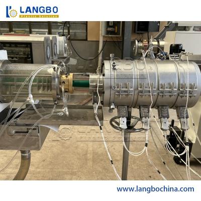 China 20mm 25mm 32mm 40mm 50mm 63mm 75mm 90mm 110mm PE/PP/PVC/PPR Pipe Extrusion Machine Plastic for sale