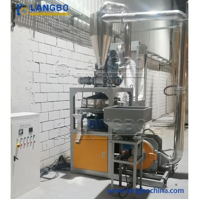 China 500-1000KG/HR Capacity Wasted Plastic Pulverizer Machine For Recycling Wasted Pipe Or Profile for sale