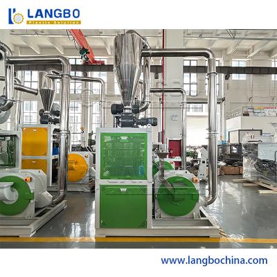 China PP PE PVC Pulverizer Miller Machine Waste Plastic Pulverizer Disc Grinding Milling Machine for sale